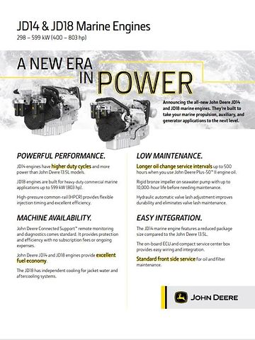 Engines and Drivetrain Brochures | John Deere IE